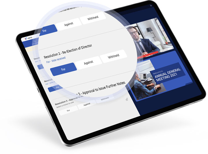 Virtual and Hybrid Meetings Solutions | AGM Voting Services | Vero